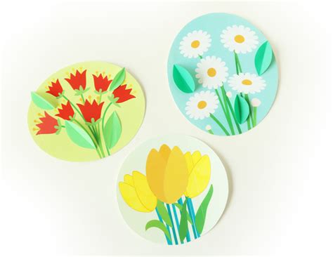 봄 아동미술 꽃병 만들기 도안 🌼 아이 방 꾸미기 네이버 블로그