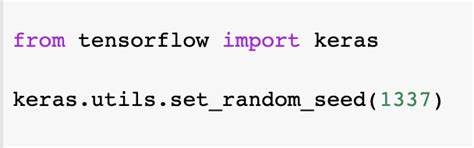 François Chollet On Twitter Tip 6 Use `setrandomseed` To Make