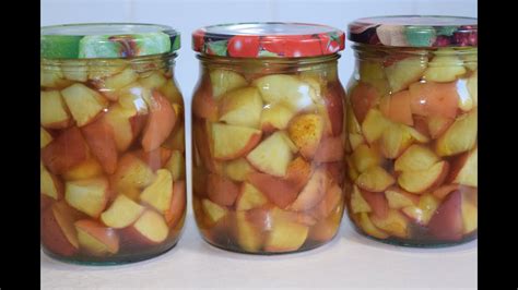 Яблоки для пирогов на зиму простой рецепт Начинка Заготовки на зиму Youtube