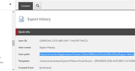 Export Sitecore Workflow History