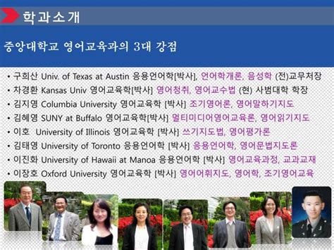 중앙대학교 일반대학원 영어교육과 Pptx