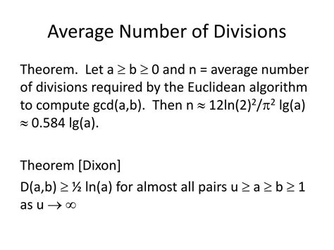 PPT Continued Fractions Euclidean Algorithm And Lehmers Algorithm