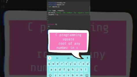 How To Write Square Root Program In C Programming Languagecoding