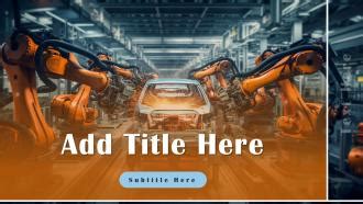 Industrial Tools Sector AI Image PowerPoint Presentation PPT ECS PPT PowerPoint