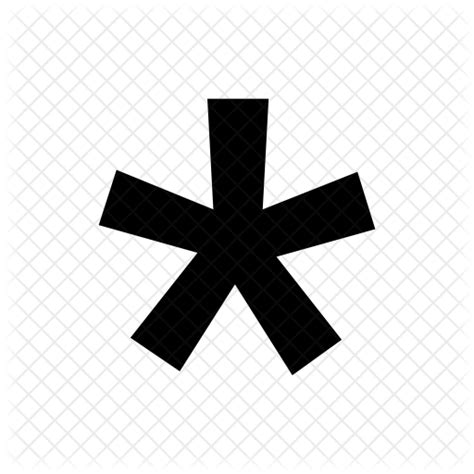 Free Asterisk Icon Of Glyph Style Available In Svg Png Eps Ai And Icon Fonts