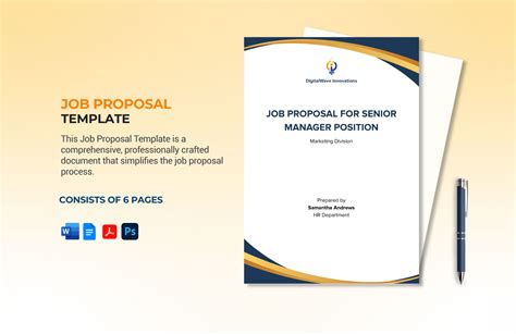 Free Editable Job Templates In Psd To Download