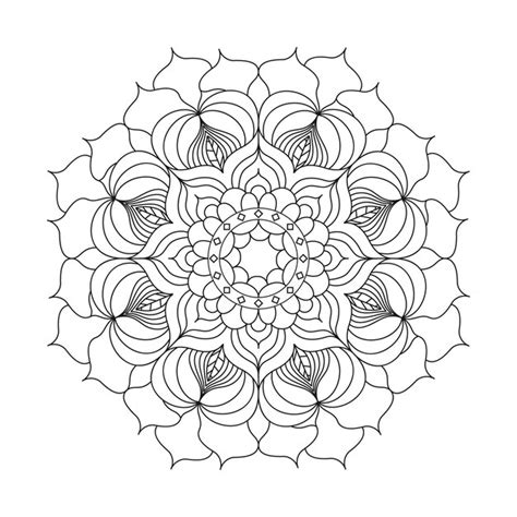 흰색 배경에 격리된 Zentangle 기법의 Doodle 스타일의 성인 및 어린이 색칠용 책 스크랩북 또는 자수 벡터 그림을