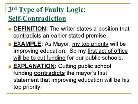 Faulty Logicreasoning Orwhat Is Wrong With This Statement