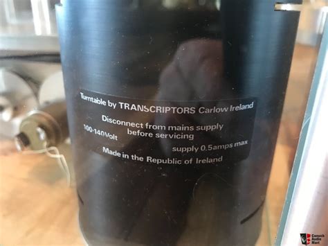 Transcriber By Transcriptors Turntable Photo 1756244 Canuck Audio Mart