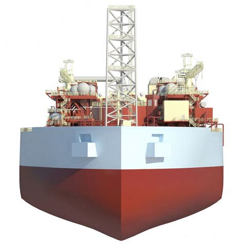 Fpso Floating Production Storage Offloading Vessel 3d Model 190 Max
