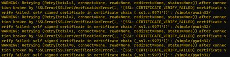在安裝 Zscaler 的電腦上執行 Pip 安裝 Python 套件