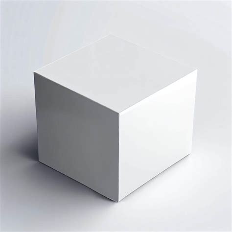Premium Photo A White Cube