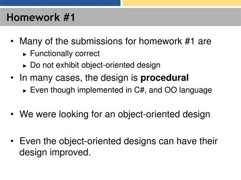 Ppt Procedural Vs Object Oriented Design Bad Code Smells Powerpoint Presentation Id1794512