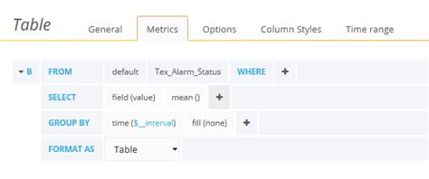 InfluxDB One Table With Two Metrics InfluxDB Grafana Labs Community Forums