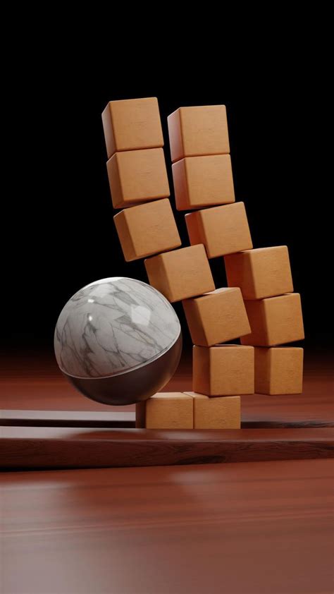 Ball Physics Simulation In Blender 3d Video Motion Design Iphone