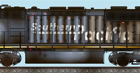 National Railroad Equipment Nrex Emd Sd45 2 2738 Ex Spup Weathered