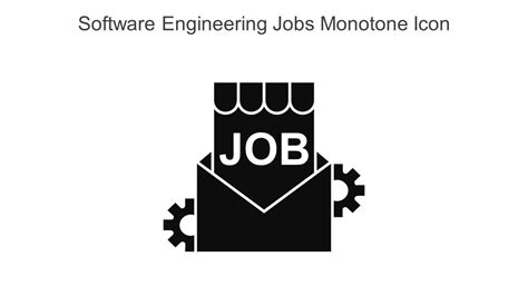Software Engineering Jobs Monotone Icon In Powerpoint Pptx Png And Editable Eps Format Ppt Example