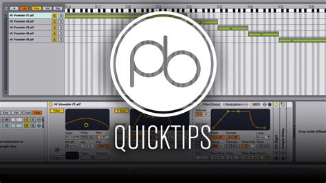 Ableton Live Quick Tip Exploring Instrument Racks Youtube
