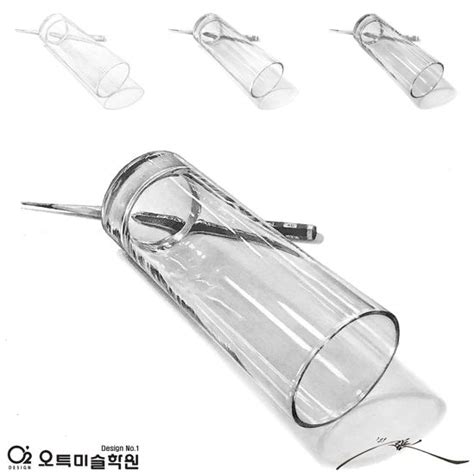 Pencil Drawing How To Draw Apple And Soda Bottle 음료수병 And 사과 연필 소묘 기초