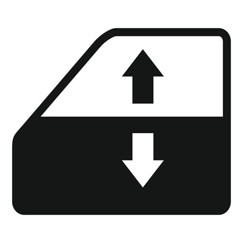 Car Move Window Icon Vector