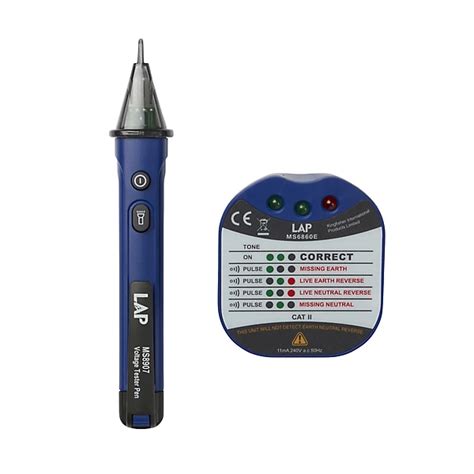 Lap Socket Tester And Voltage Detector Pen