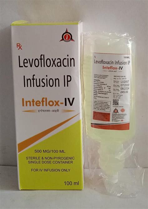 Levofloxacin Anhydrous Dextrose Inteflox Iv Integrated Laboratories Pvt Ltd