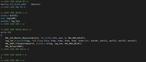Stm32 I2c Master Using Hal