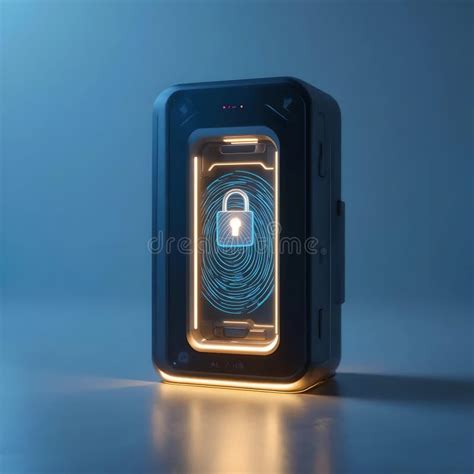 Advanced Biometric Security Fingerprint And Digital Lock System Stock