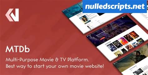 nulled scripts mtdb v4 0 3 ultimate movie and tv database