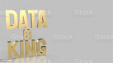 골드 텍스트 데이터는 비즈니스 또는 기술 개념 3d 렌더링을위한 왕입니다 0명에 대한 스톡 사진 및 기타 이미지 0명 3차원 형태 끈적거리는 Istock