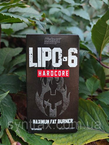 Купити Nutrex Lipo-6 Hardcore 60 caps, Ліпо хардкор жирозпалювачі, ціна ...
