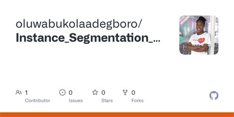 Github Oluwabukolaadegboroinstancesegmentationwithmaskrcnn