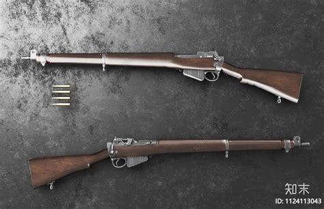 枪械3d模型下载【id1124113043】知末3d模型网