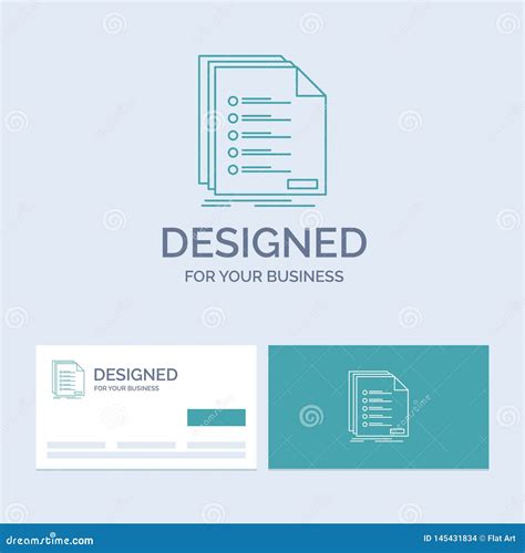 Check Filing List Listing Registration Business Logo Line Icon Symbol For Your Business
