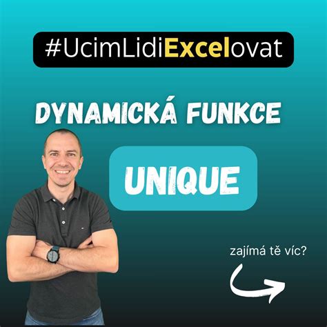 Excel Unique Jandedic Ucimlidiexcelovat Produktivitavexcelu… Jan Dědič