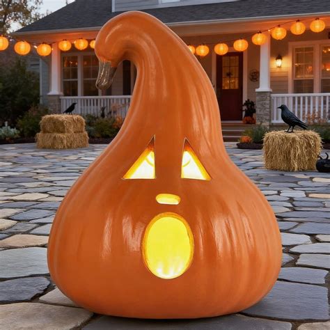 Dunchaty 12 Led Light Up Halloween Pumpkin Halloween Decorations