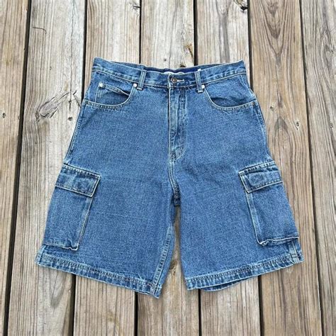 Vintage Vintage 90s Y2k Baggy Jorts Denim Cargo Shorts Relic Denim Grailed