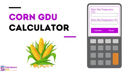 Corn Gdu Calculator Online