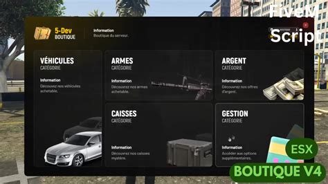 FiveM Boutique Script Fivem Shop FiveM Store