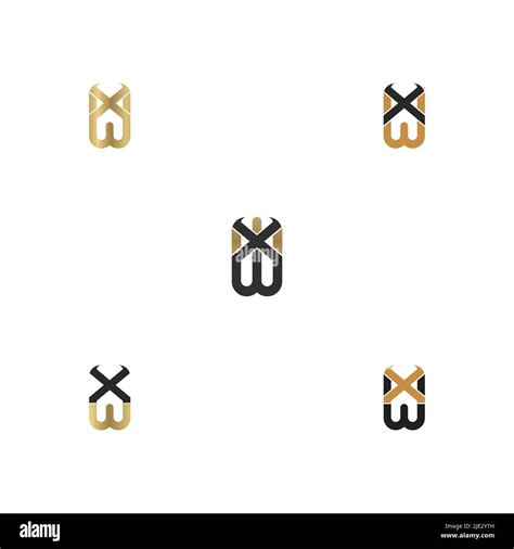 Alphabet Letters Initials Monogram Logo Xw Wx X And W Stock Vector Image And Art Alamy
