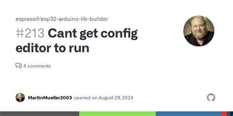 Cant Get Config Editor To Run · Issue 213 · Espressifesp32 Arduino