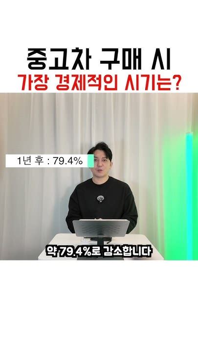 중고차 구매 시 가장 경제적인 구매 시기는 언제 일까요 Youtube