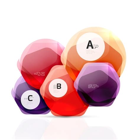 Premium Vector Geometrical Hexagons Abstract Background