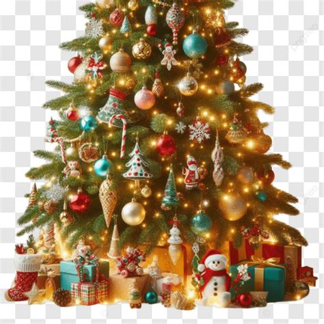 투명 배경에 3d 아름답게 장식된 크리스마스 트리 투명 배경에 3d 아름답게 장식된 크리스마스 트리 아름답게 장식된 크리스마스 트리 크리스마스 트리 Png 일러스트 및
