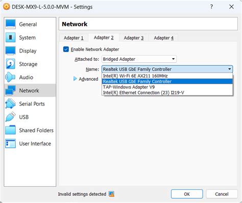 VirtualBox Network Configuration DAVE Developer S Wiki