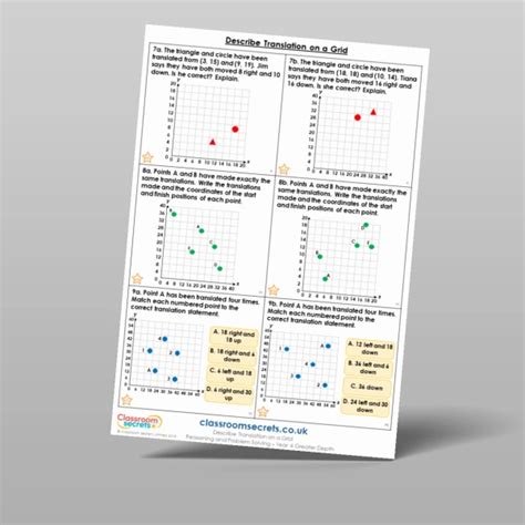 Year 4 Describe Translation On A Grid Reasoning And Problem Solving