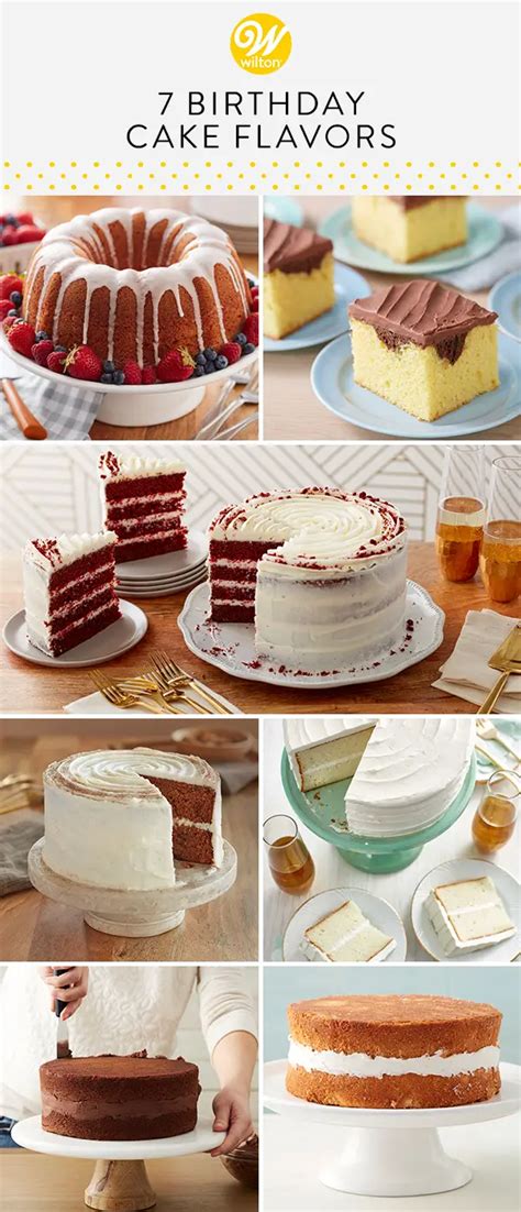 7 Best Birthday Cake Flavors Wilton Blog Birthday Cake Flavors