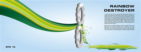 추상 흐름 유체 웨이브 2 장비와 함께 파괴 3d 현대 유행 스타일 전단지 배너 배경 녹색 색상에 곡선 벡터 그래픽 3차원 형태에 대한 스톡 벡터 아트 및 기타 이미지