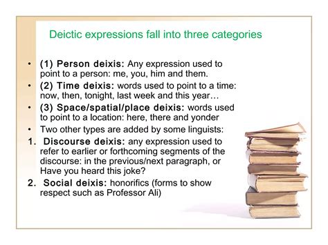 Deixis Ppt