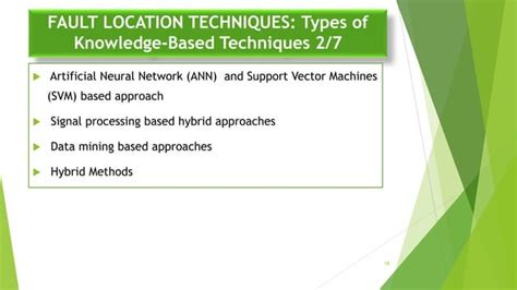 Fault Location Techniques In Smart Distribution System Ppt